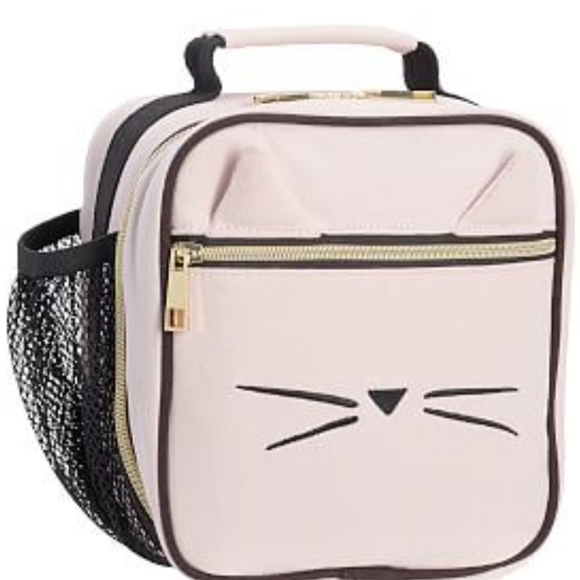 Pottery Barn Teen | Bags | Pink Cat Face Theme Lunch Box Emily Meritt ...